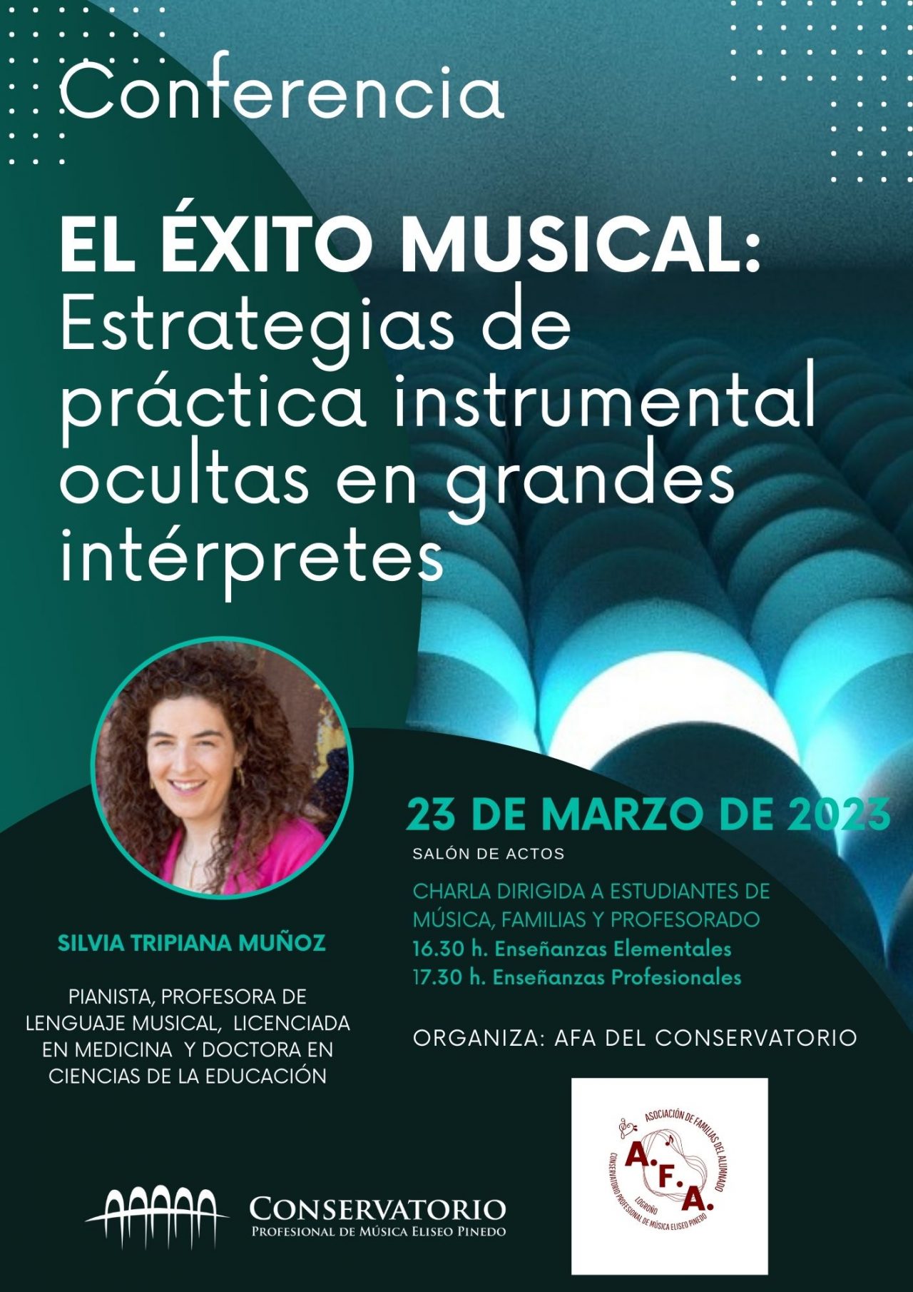 Conferencia Silvia Tripiana | Conservatorio Profesional de Música Eliseo Pinedo