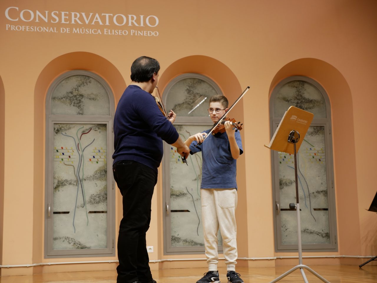 Masterclass violín Gábor Zsabó | Conservatorio Profesional de Música Eliseo Pinedo