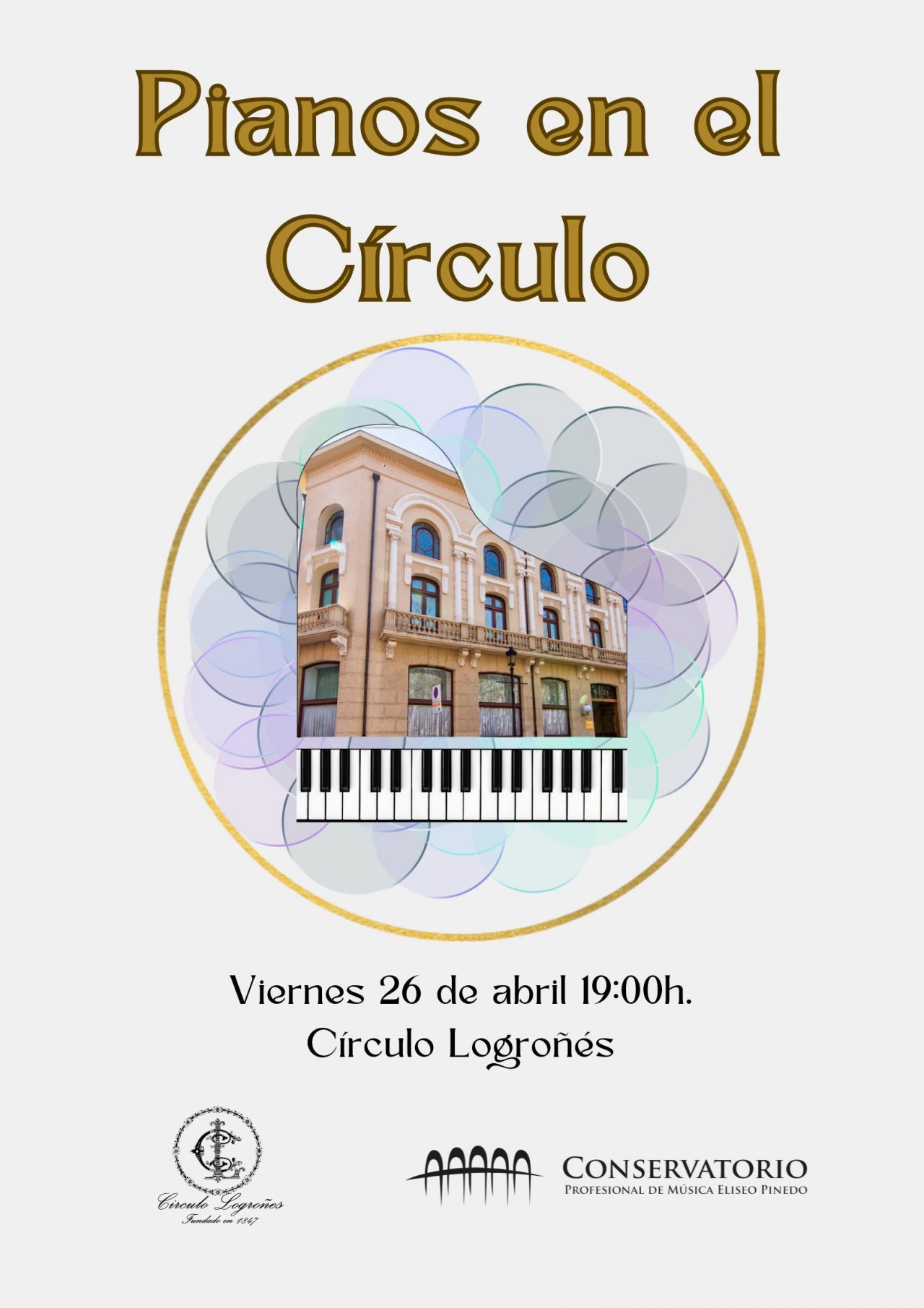 Pianos en el Círculo | Conservatorio Profesional de Música Eliseo Pinedo